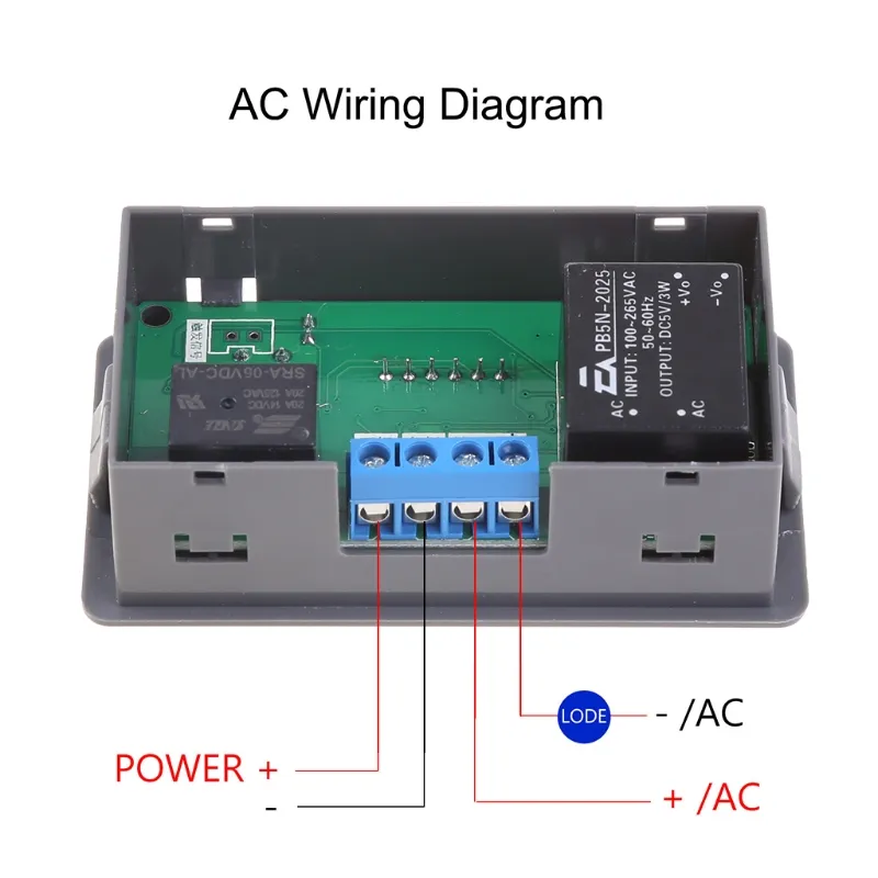 12 Volt Timer Switch Digital Delay Time Relay Module With LCD Display ...
