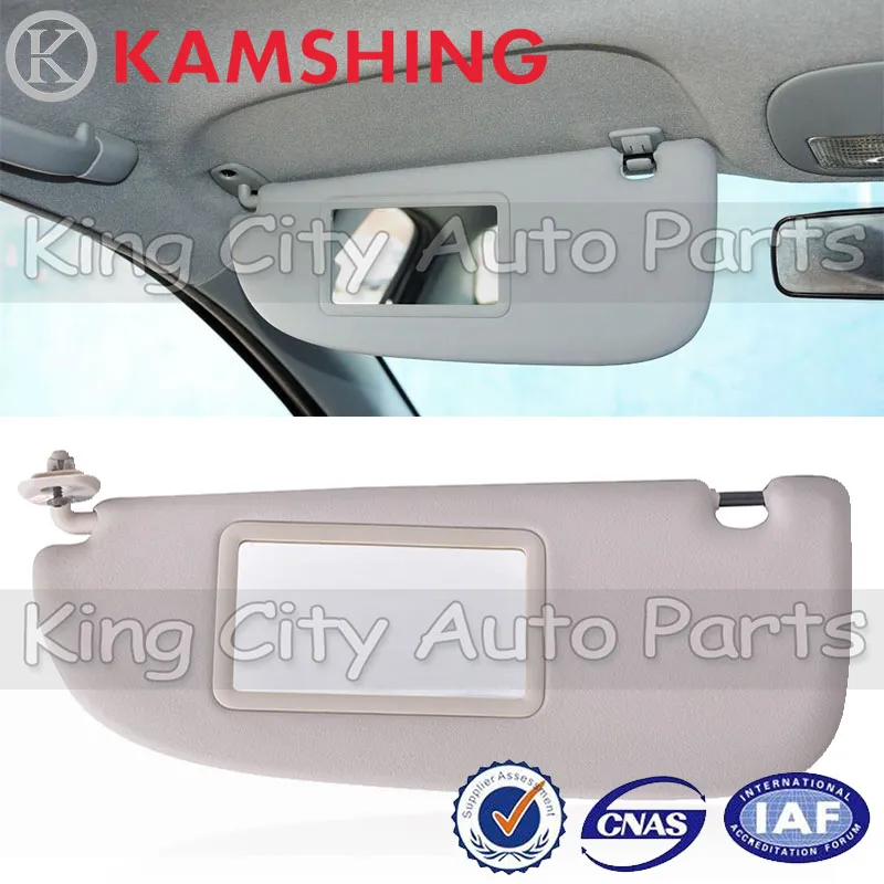 Car Inner Anti-Dazzle Sunvisor Front Visor Sunshade with Mirror Clip ...