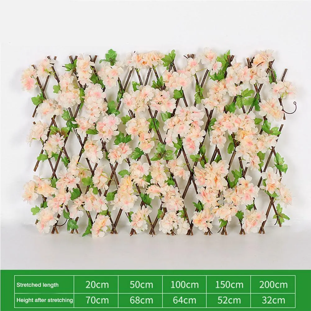 Artificial Floral Plant Fence: UV Protected Privacy Screen for Outdoor ...