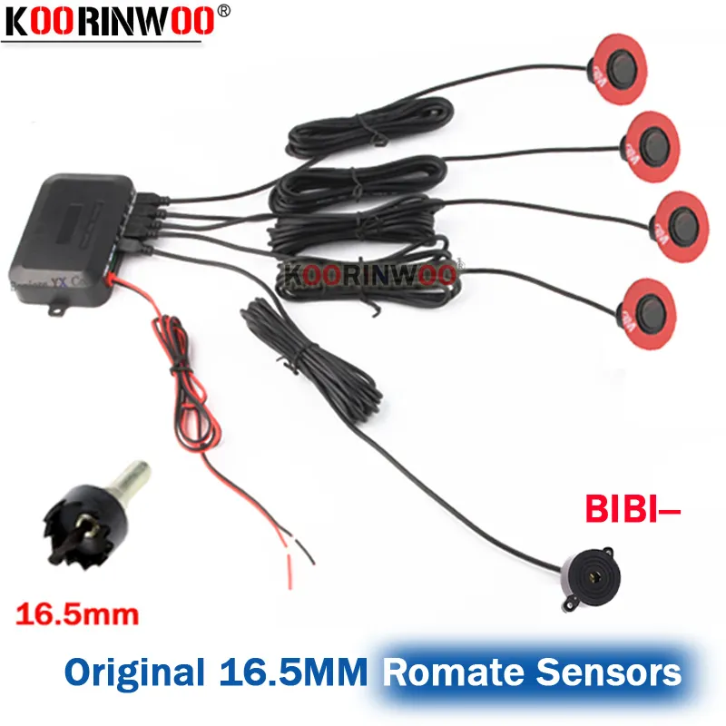 Koorinwoo 16.5mm Flat Original Sensor Car Dual Core CPU Parking Radar ...