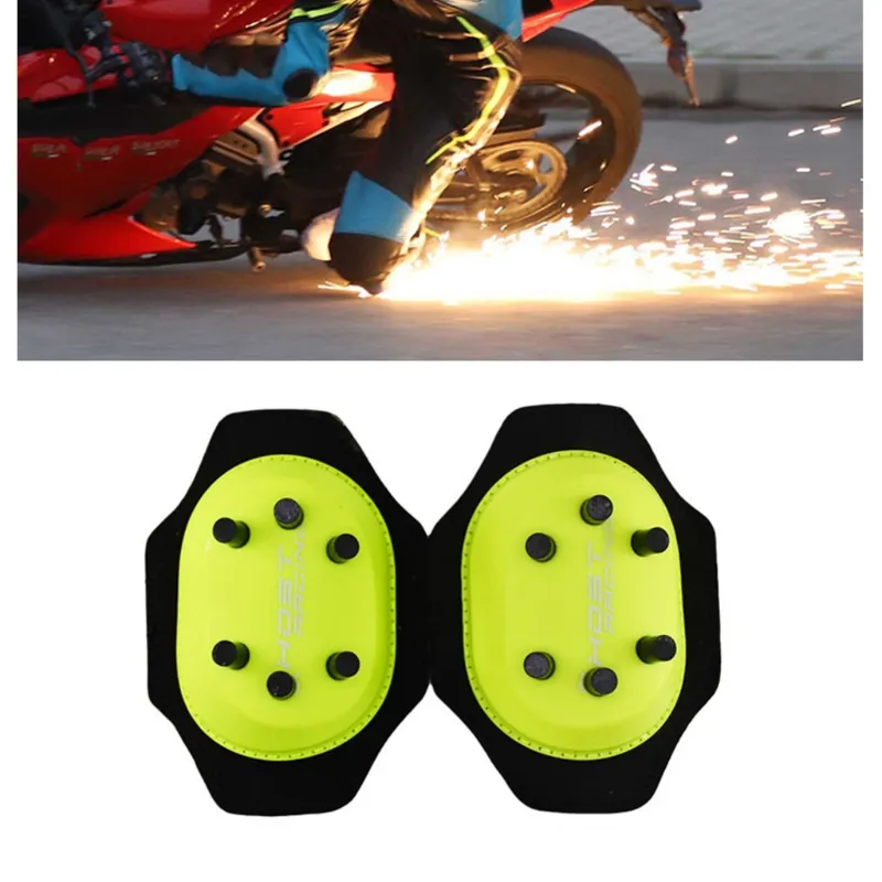 DHgate.com:Bending Artifact Black Motorcycle Knee Pad Protector Slider ...
