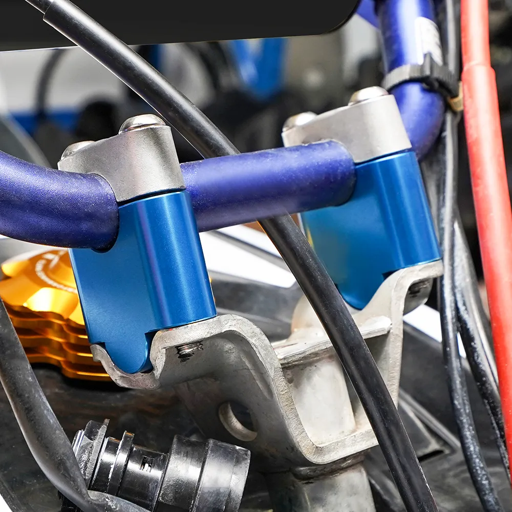ATV Handlebar Risers - 1.5 Clamp Mount for Yamaha Raptor 700/700R 2013 ...