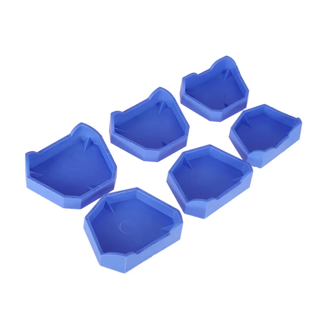 Dental Model Base Set: 3 Sizes Plaster Bases For Denture Trays & Oral ...