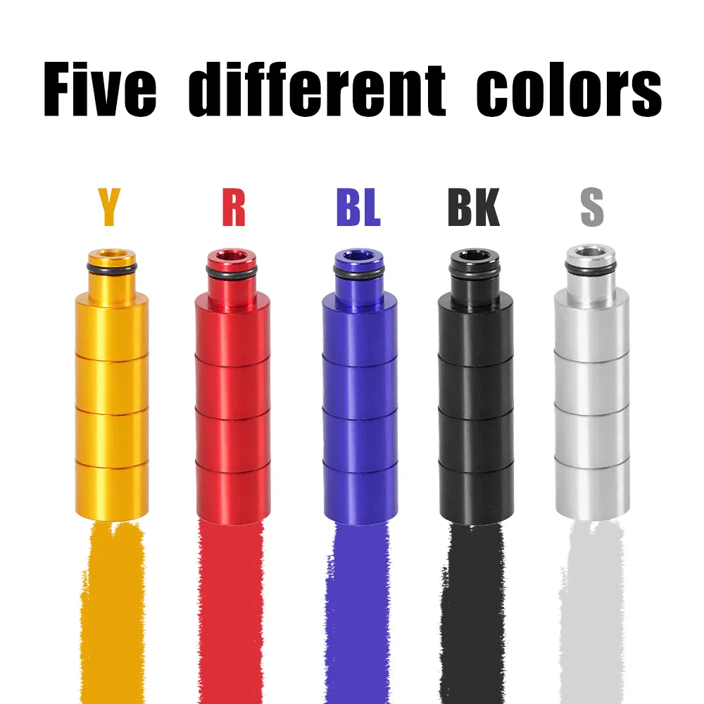 4-Pack Aluminum Fuel Injector Adapters Top Cap Extenders for Honda B16 ...