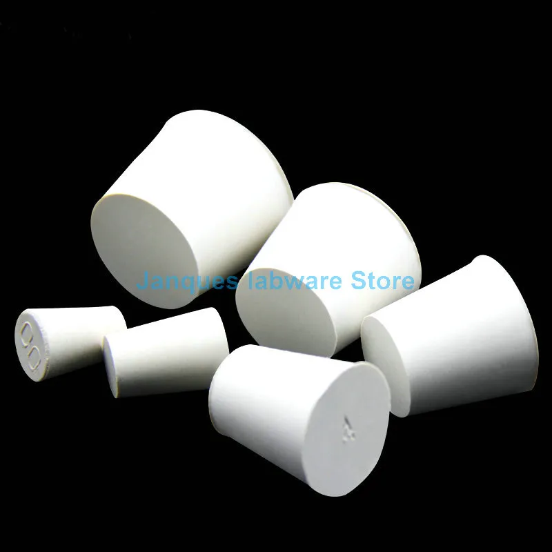 DHgate.com:Rubber Stoppers for Glassware, Lab Flask, Test Tube - White ...