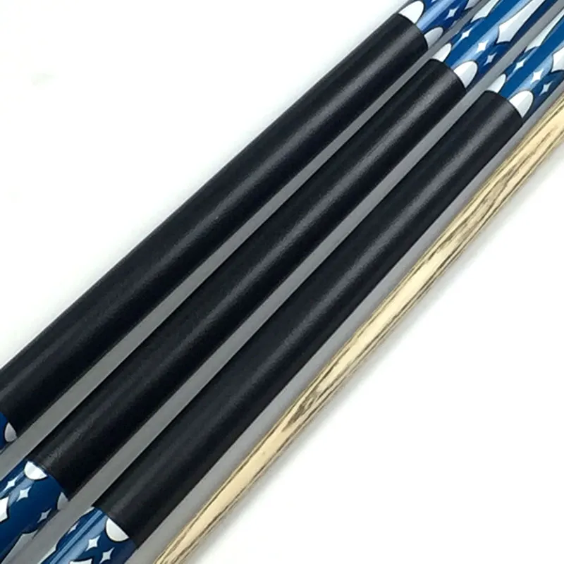 Premium Jointed Cue Billiards Set: 9.5mm Leather Tip, Rubber Wood ...