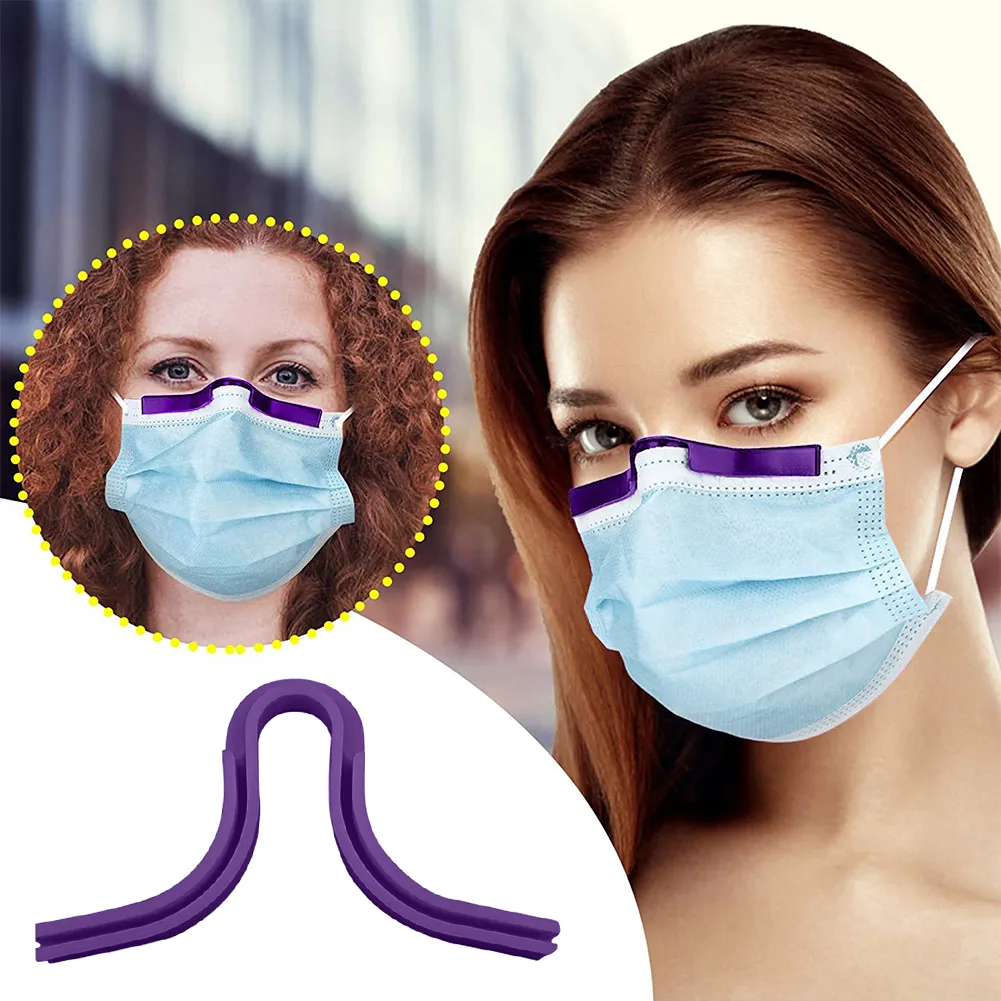 Nose Clip Bridge Mask Holder Bar Strip Reusable Face Mask Clamp for ...