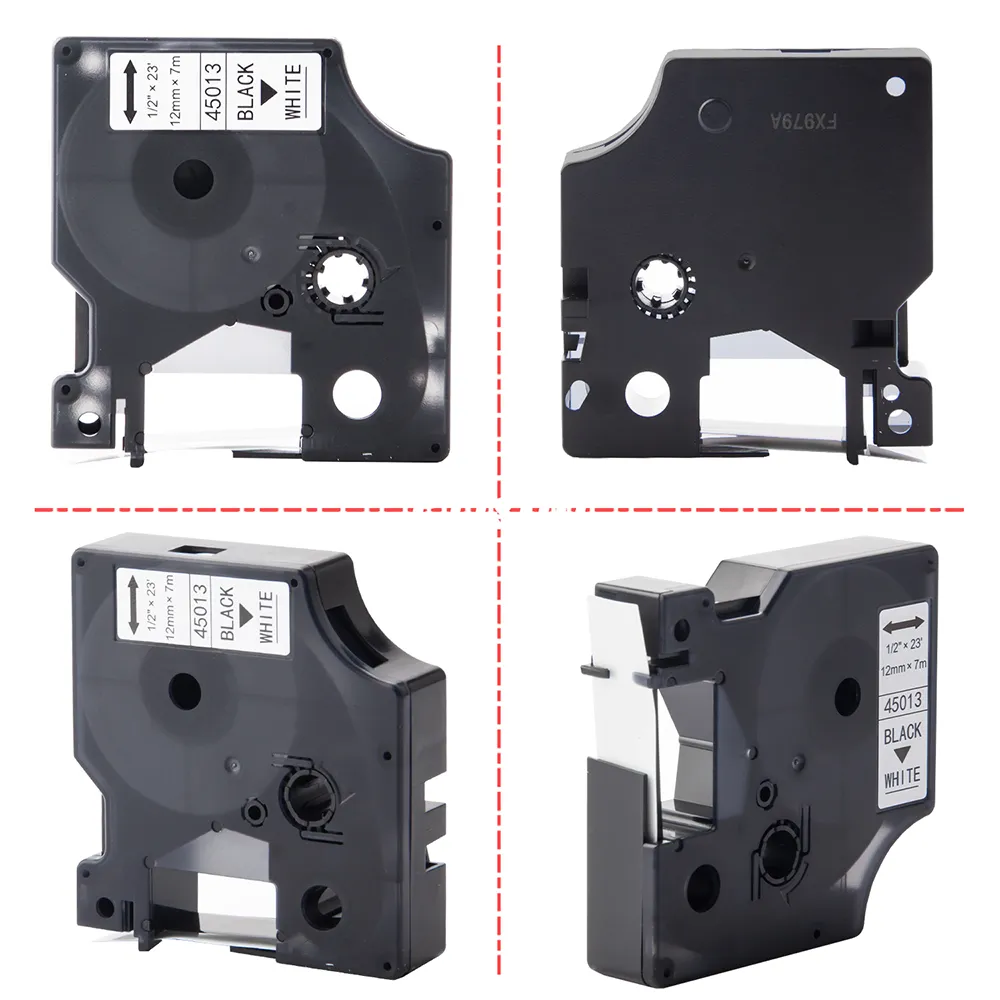 Compatible D1 45013 Dymo Label Tape, 10 Pack 6/9/12mm, for LabelManager ...