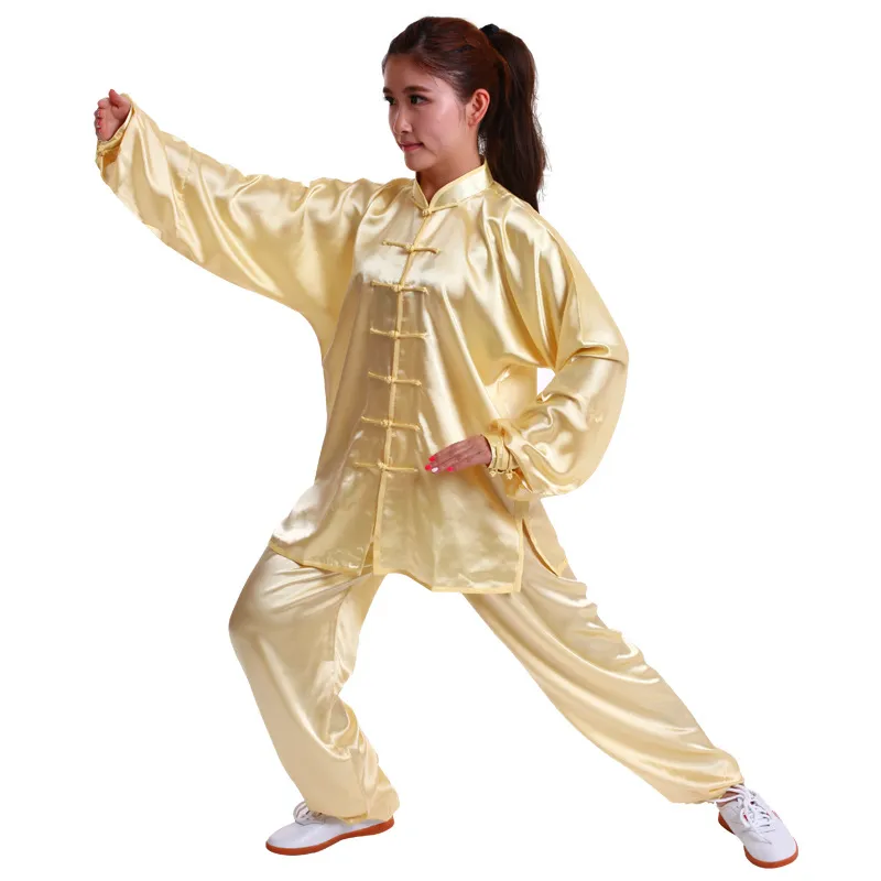 Tang Wing Chun Uniform Kung Fu Martial Arts Jacket And Pants Set For ...