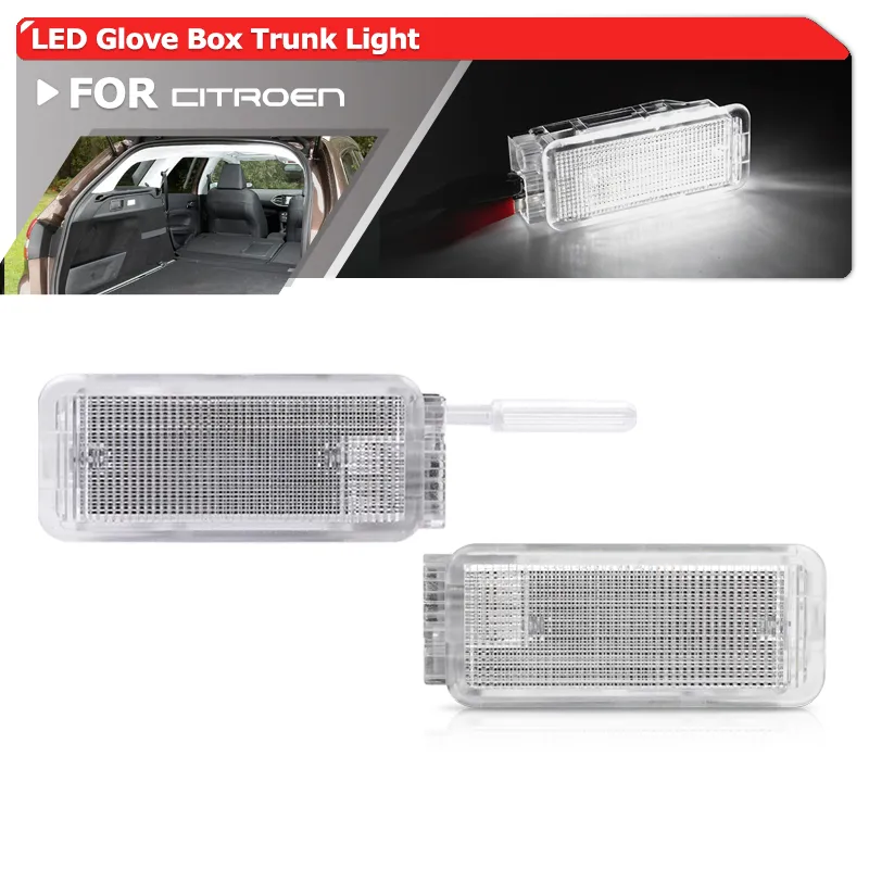 LED Car Interior Lights, Bright White Courtesy Door Footwell Glove Box ...