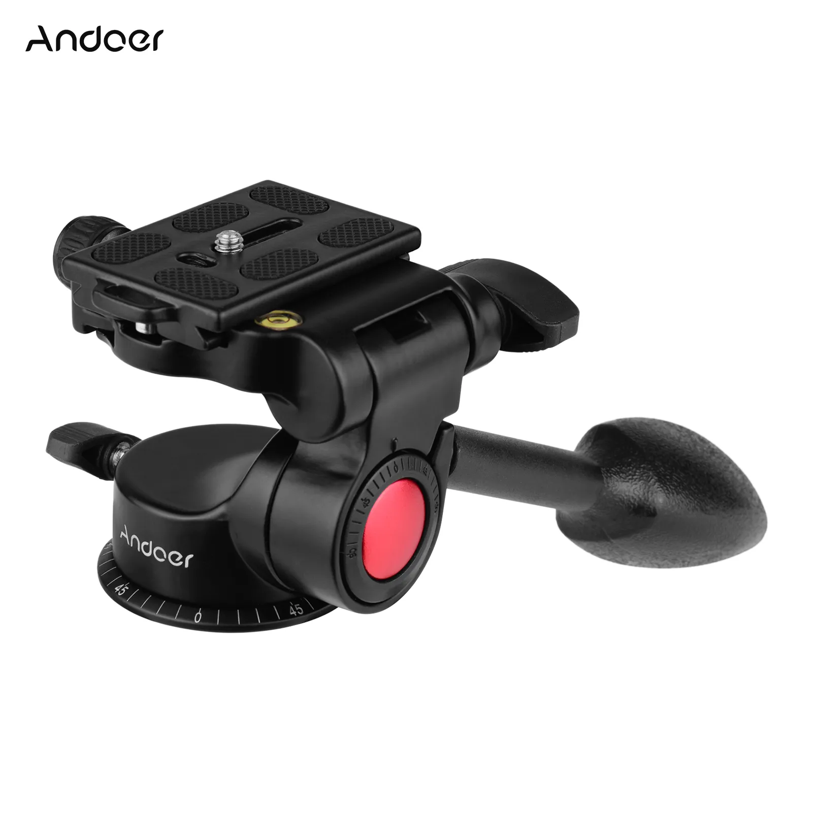 DHgate.com:Andoer 3-Way Tripod Head with Pan Bar Handle for DSLR, ILDC ...