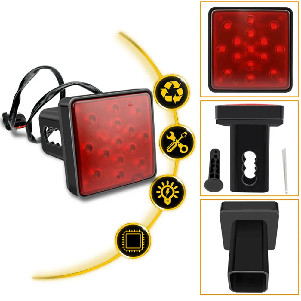 Universal LED Tail Lamp: Red Stop Brake Light for Trailers, Trucks ...