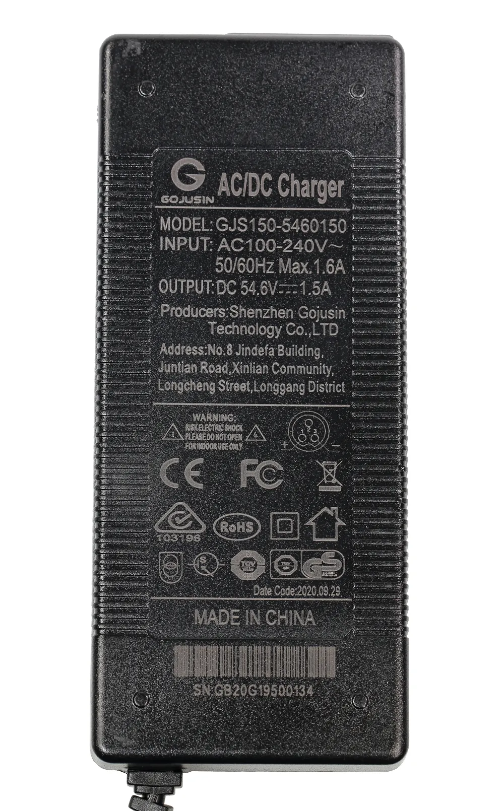 Electric Scooter Charger - 48V-72V 3-Pin GX16 - EU/US/UK/AUS - Shop Now ...