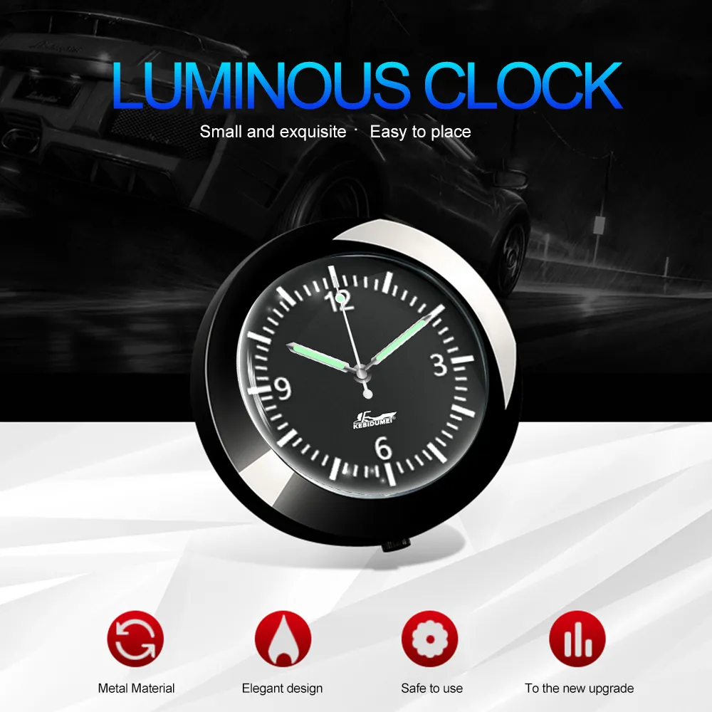 DHgate.com:Glowing Car Clock: Adhesive Quartz Watch for Dashboards ...