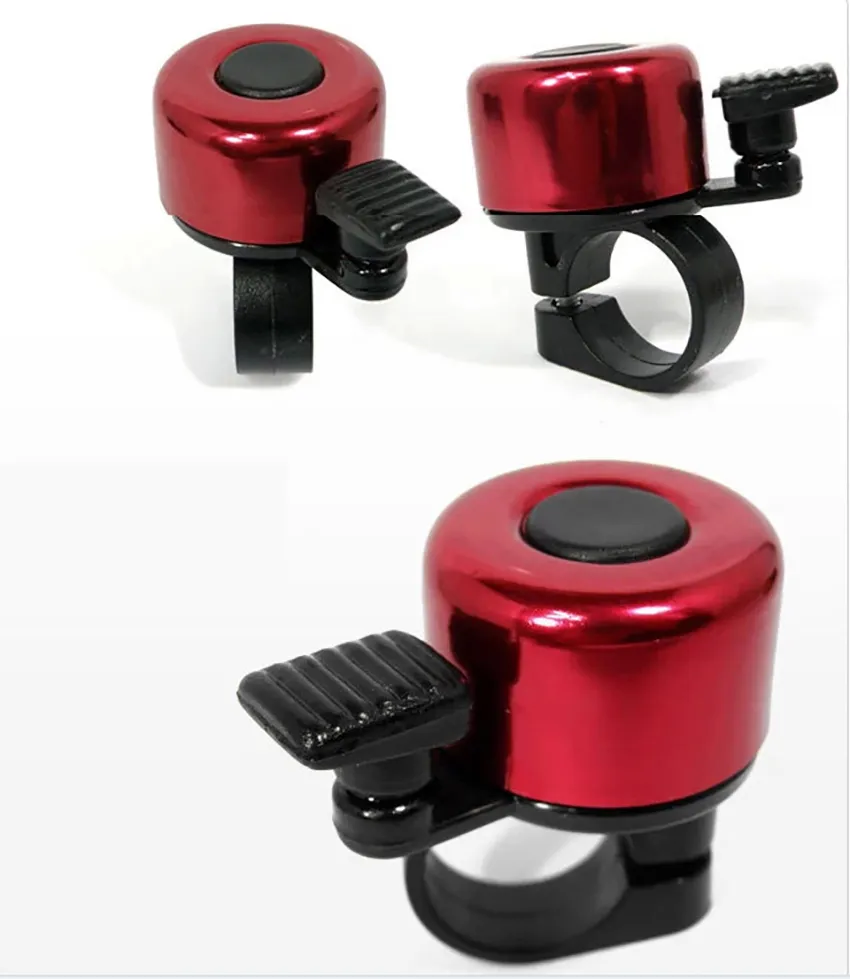 Safety Cycling Bicycle Handlebar Metal Ring Black Bike Bell Horn Sound Alarm Outdoor Protective ...