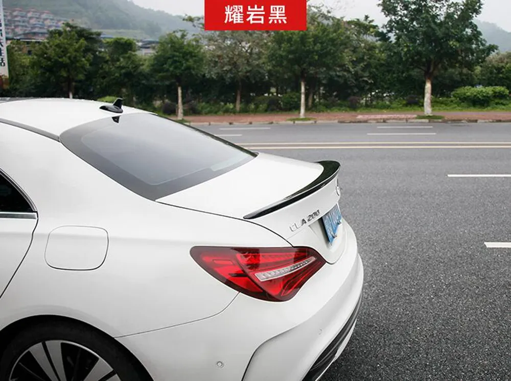 Unpainted ABS Plastic Rear Wing a spoiler for Benz W117 CLA Class 2013 ...