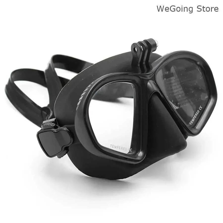 Customized Low Volume Scuba Diving Snorkel Mask For Gopro W241109 ...