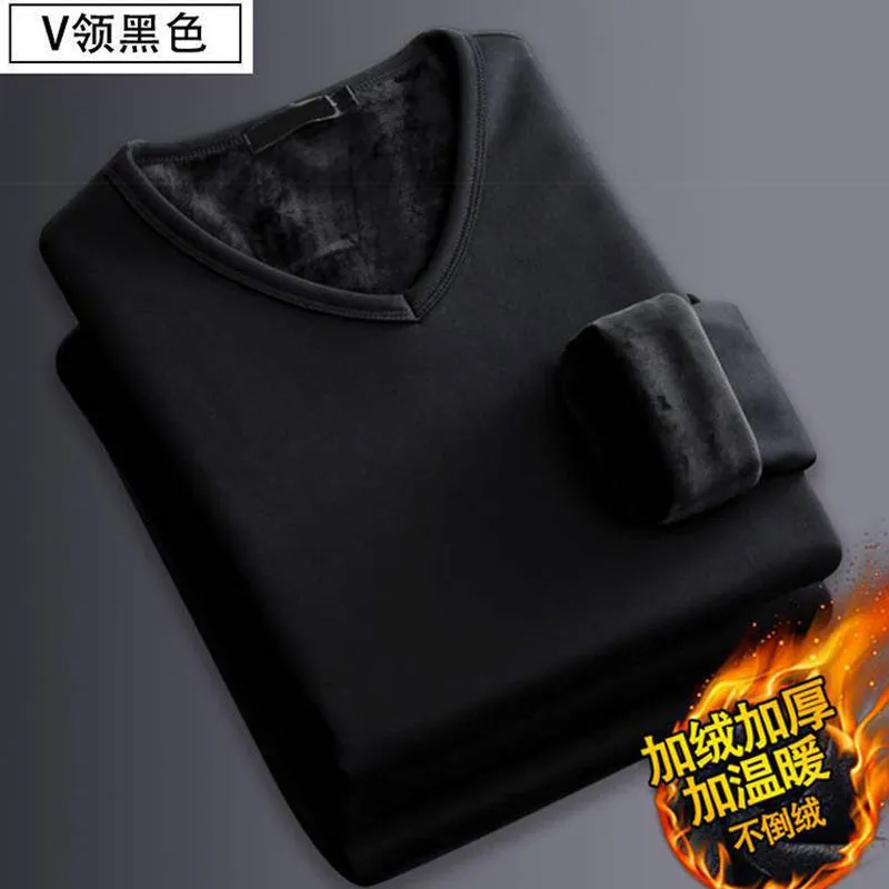DHgate.com:Mens Thermal Fleece V-Neck Long-Sleeve Base Layer Top for ...