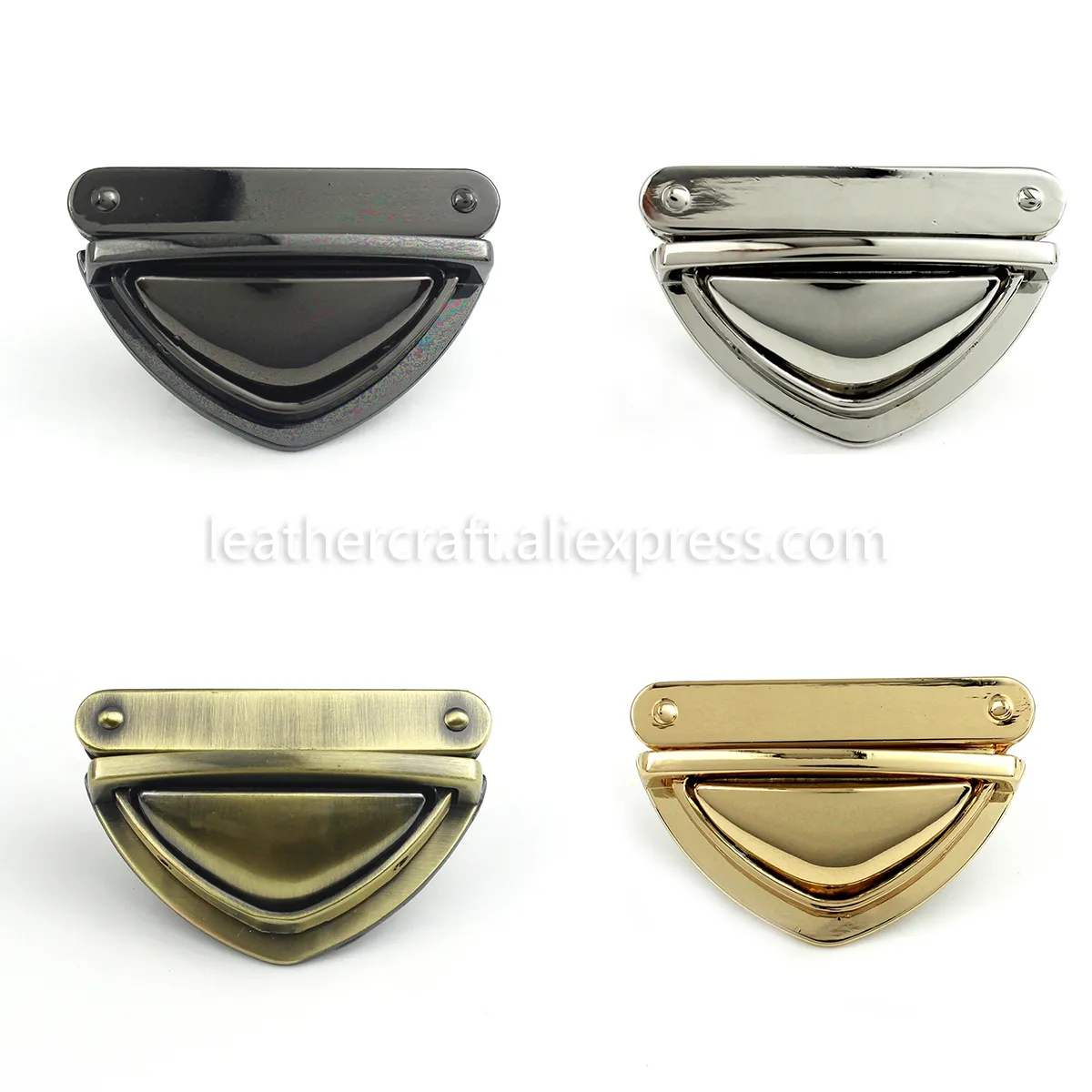 Heavy Duty Metal Push Lock Clasp - Premium Purse Handbag Closure, DIY ...