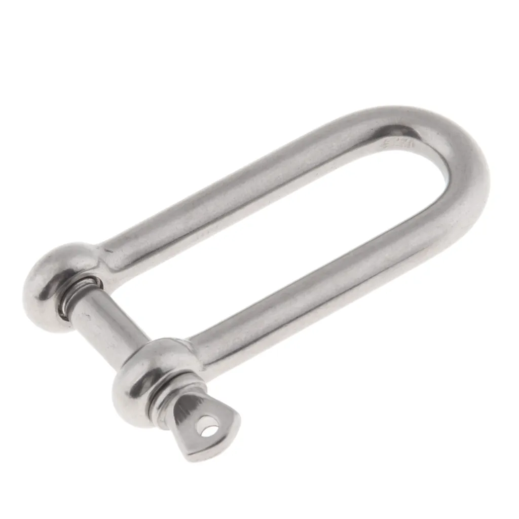 Marine Grade 316 Stainless Steel 1/4 D Ring Bow Shackle Screw Pin ...