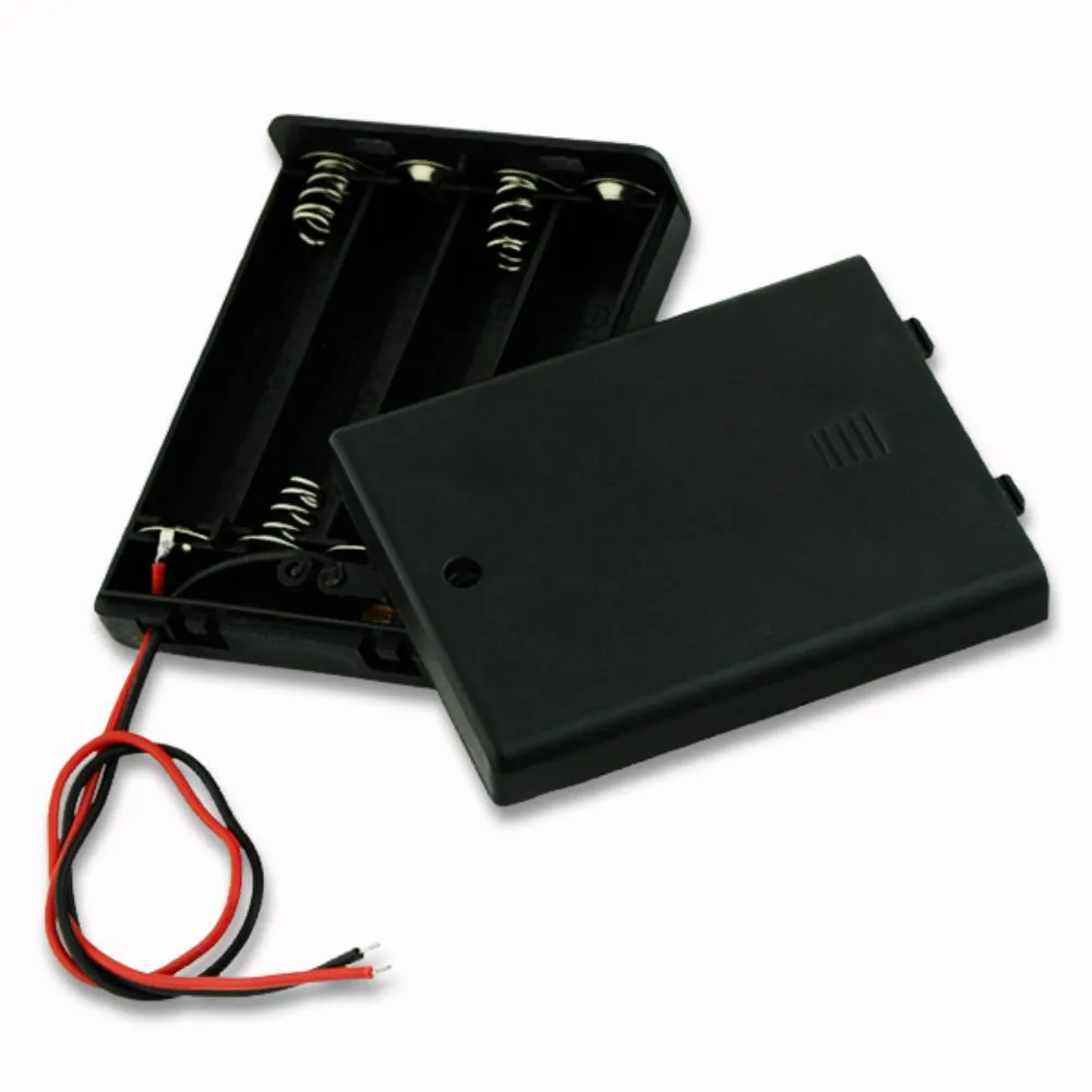 Durable AA Battery Storage Case: Portable 2/3/4/6/8 Slot AA Battery ...