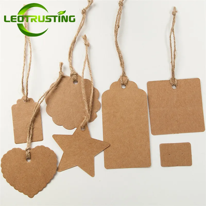 350gsm Paper Craft Blank Tags for DIY Handmade Flowers, Bread, and ...