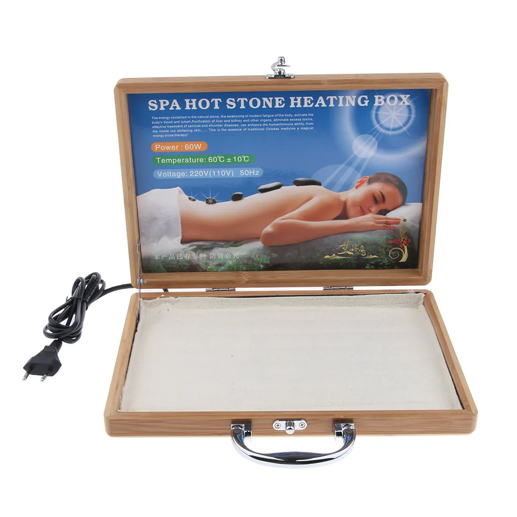 DHgate.com:Spa Stone Heating Case with EU Plug: Portable Therapy ...