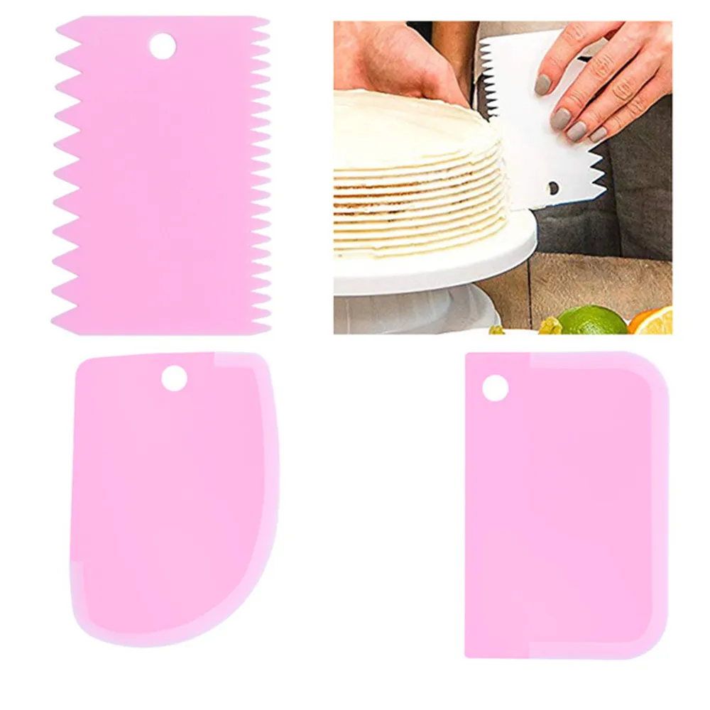 DHgate.com:3Pcs Cream Scraper Suit DIY Kitchen Straight Arc Tooth Shape ...