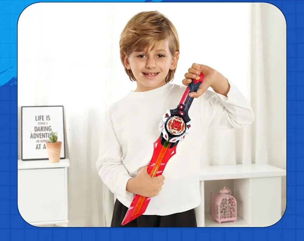 Unlimited Nado 6 Proskill Pack Flame Bear Glowing Rotating Top Sword ...