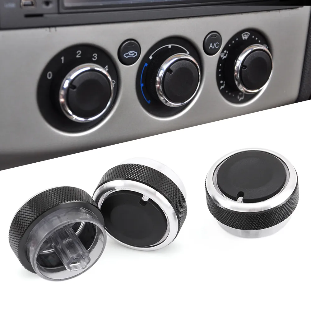 Auto Gear Shift Knobs, Climate Control Knob Set: Durable Replacement AC ...