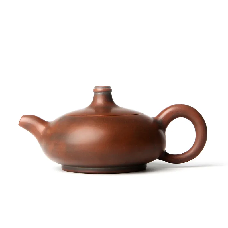 Mini Clay Teapot with Filter - Handmade Ceramic Tea Steeper, Perfect ...