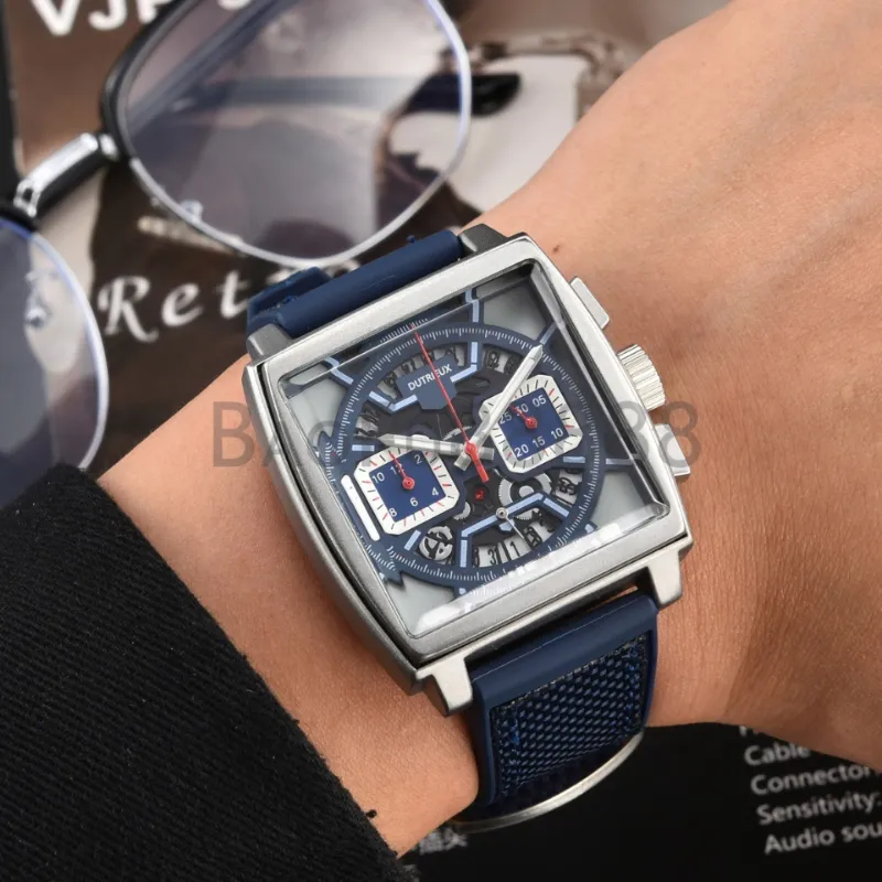 Luxury Quartz Watches For Men Waterproof Multifunction Chronograph ...