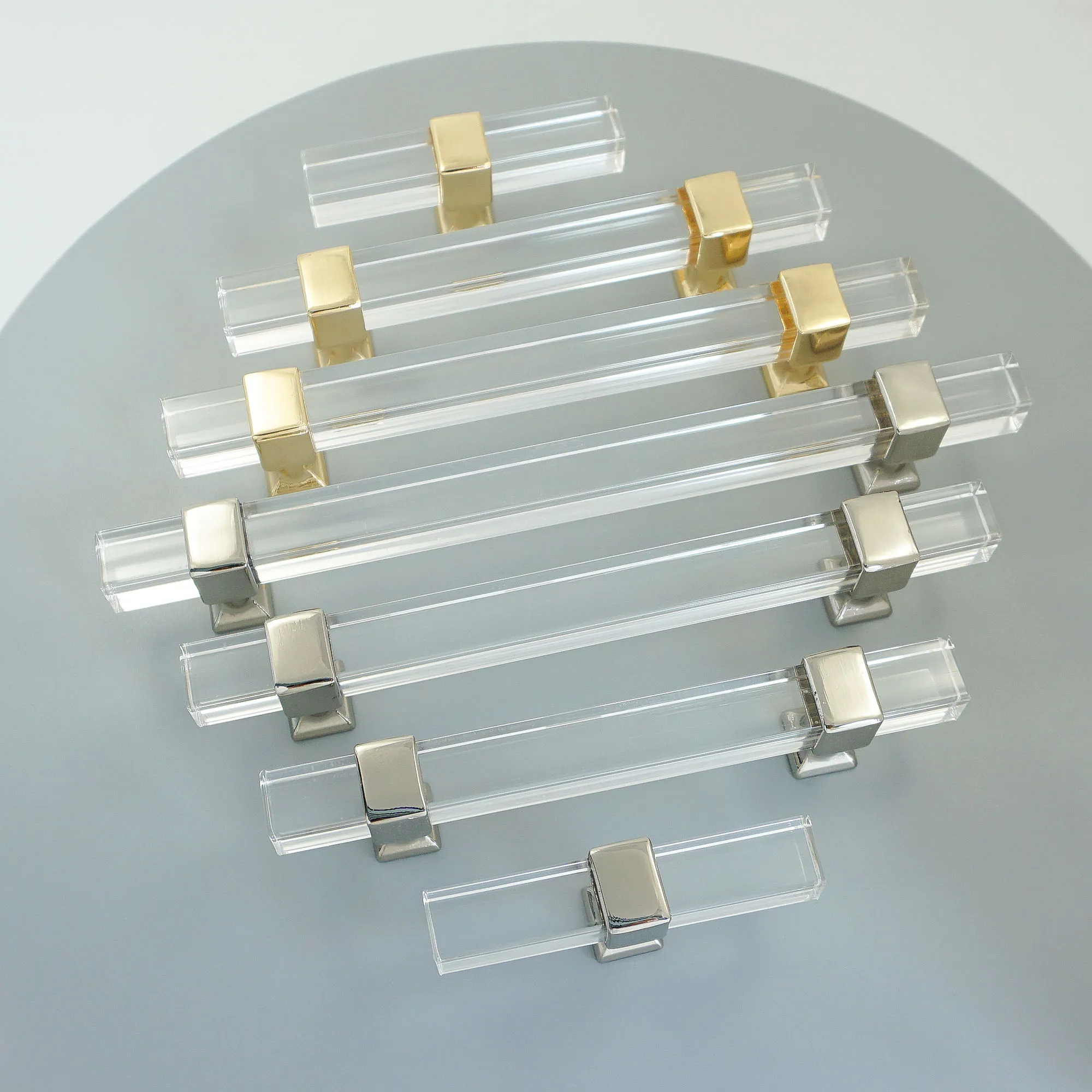 Acrylic Cabinet Pulls Modern Gold Drawer Handles,... From Dh4402004 ...