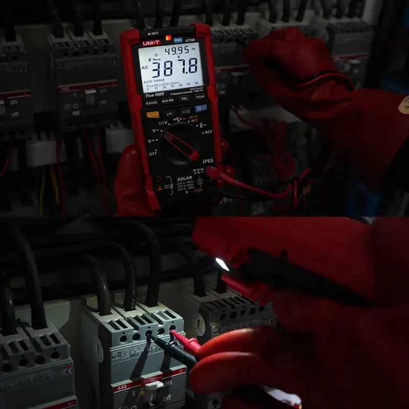 Wholesale UNI T UT196 Professional Digital Multimeter 1500V 1700V AC DC ...