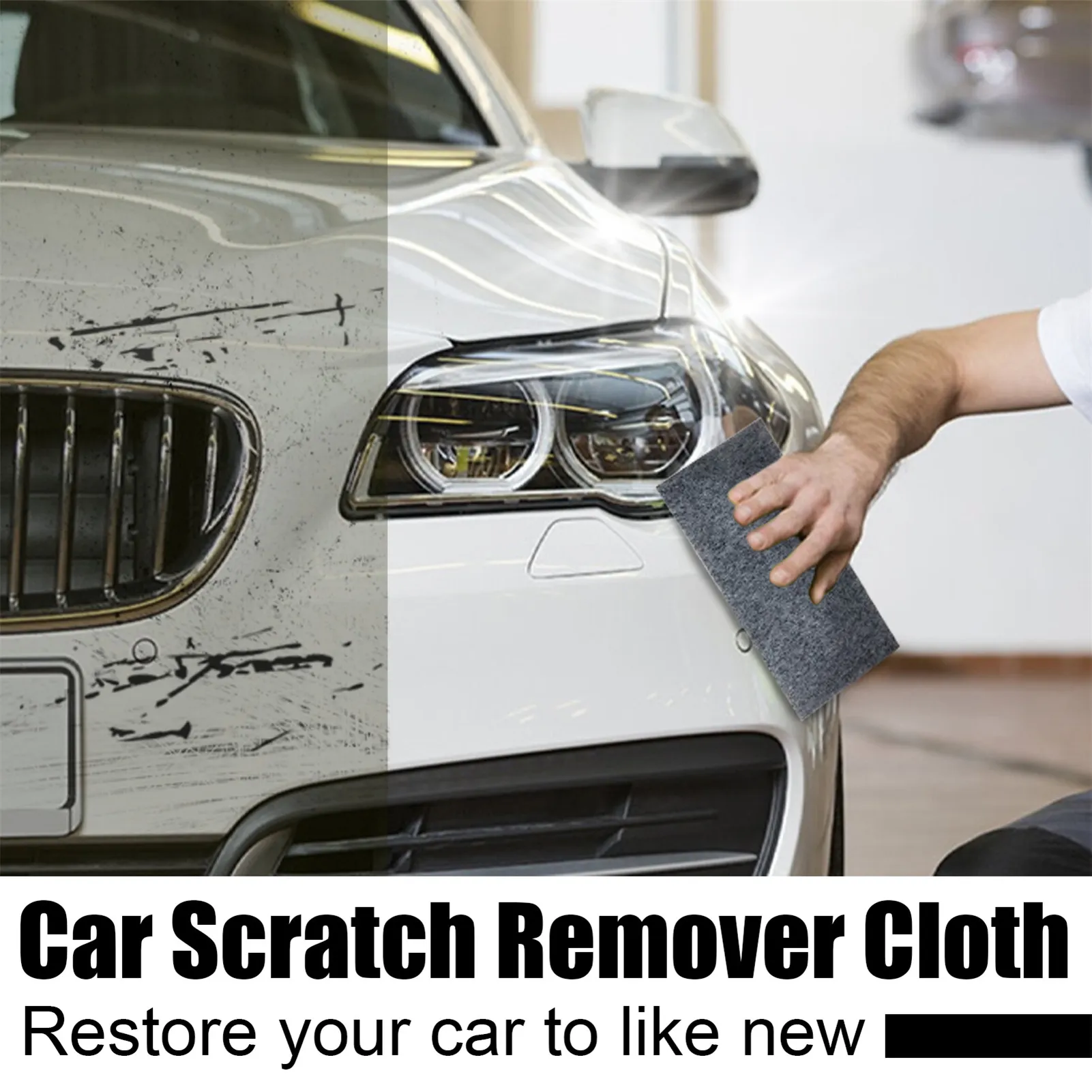 Car Cleaning Cloths Nano Sparkle Cloth Automotive Residuals and Water ...