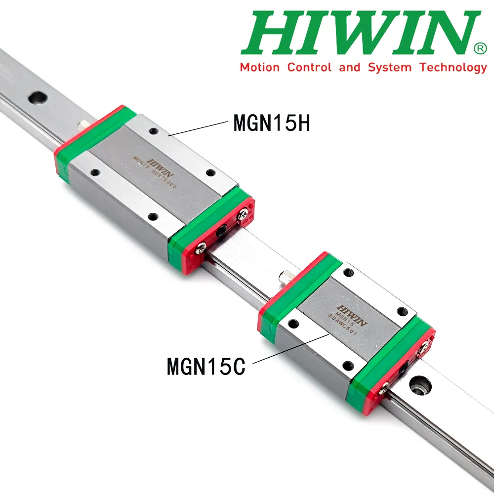 HIWIN MGN15 Miniature Linear Guide Rail & MGN15C Slider Block Set for ...