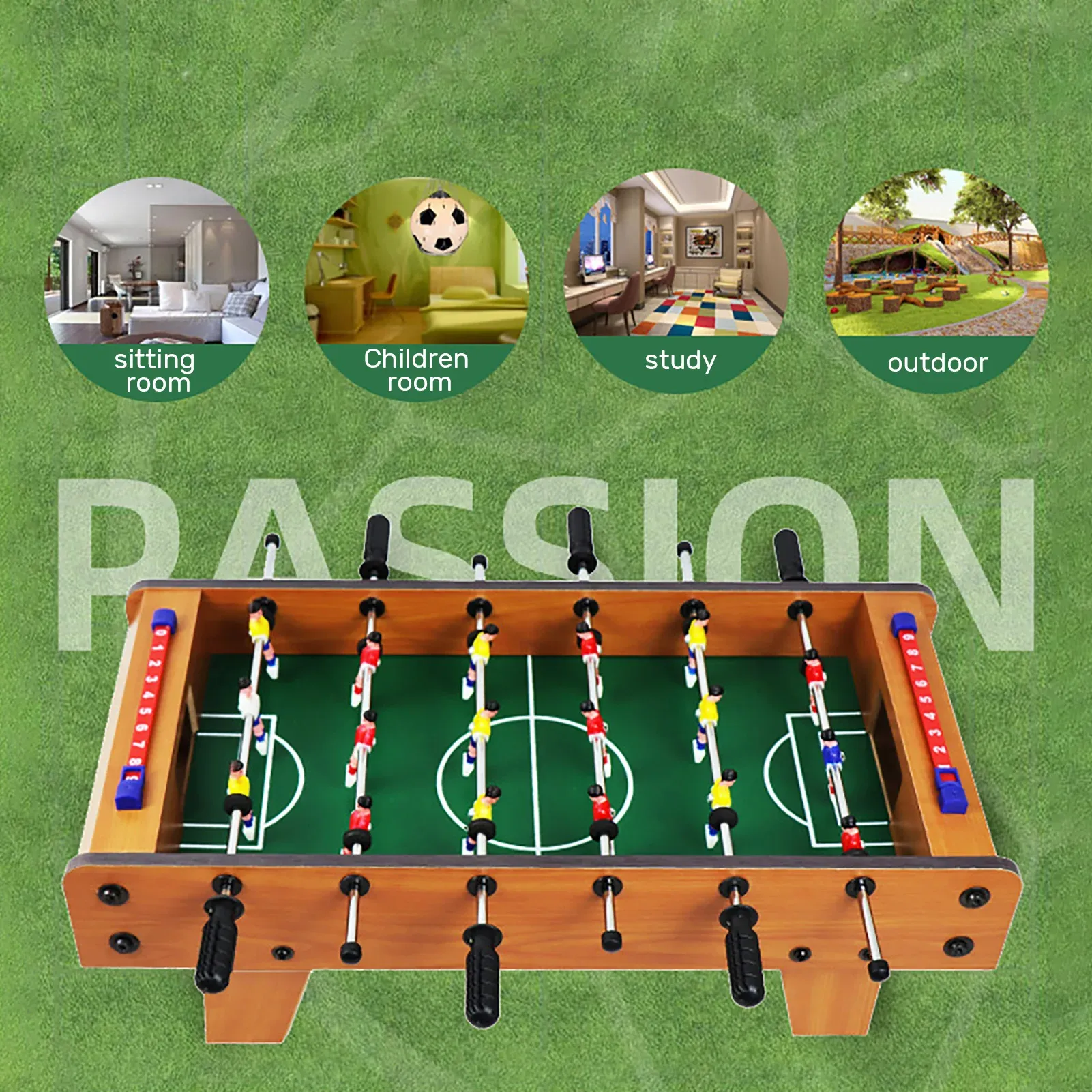 Board Game Table Mini Wooden Indoor Table Football Game Desktop Two ...