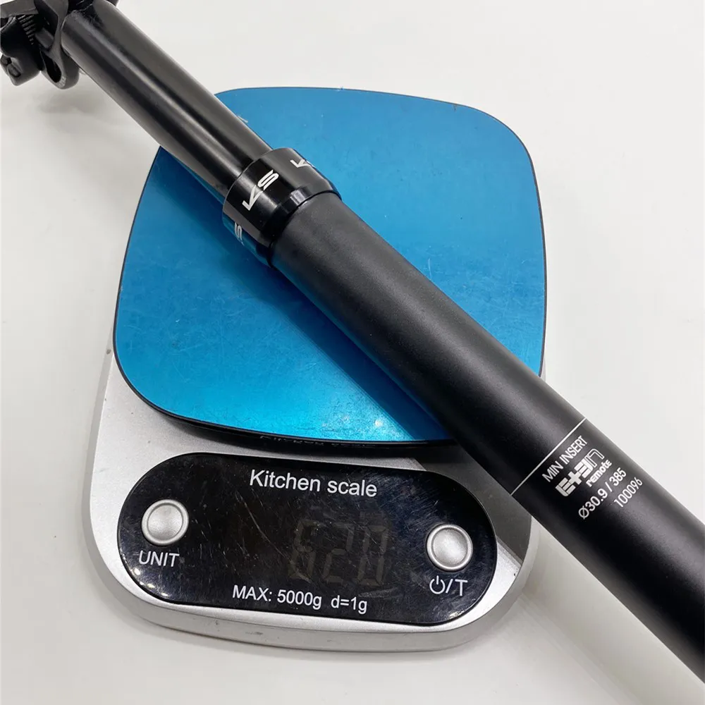 Adjustable Bike Seatpost - 30.9/31.6mm Remote Dropper Post, 100mm ...