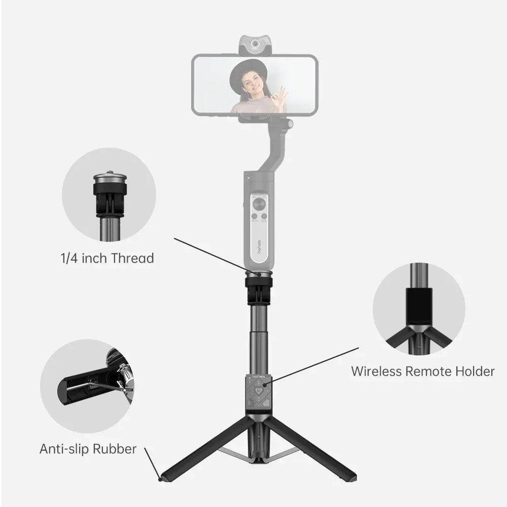 DHgate.com:Phone Selfie Stick Tripod: Hohem 3-in-1 Extendable ...