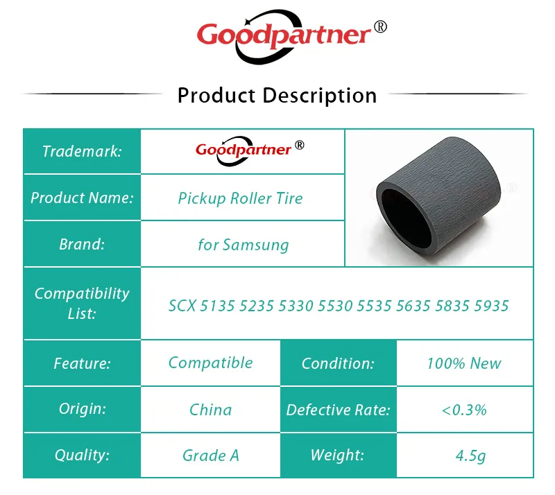 DHgate.com:SAMSUNG SCX 5135 Pickup Roller Tire - Premium Quality for ...