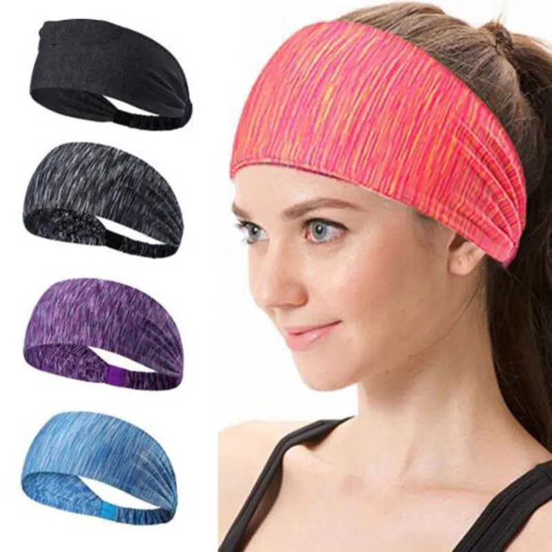 Wide Stretch Headbands for Women, Sport Yoga Gym Hairband, Elastic Head ...