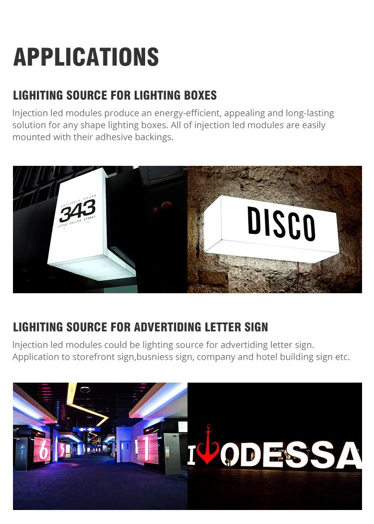 2835 SMD 1 LED Small Size LED Module String 0.5W With Lens Mini Module ...