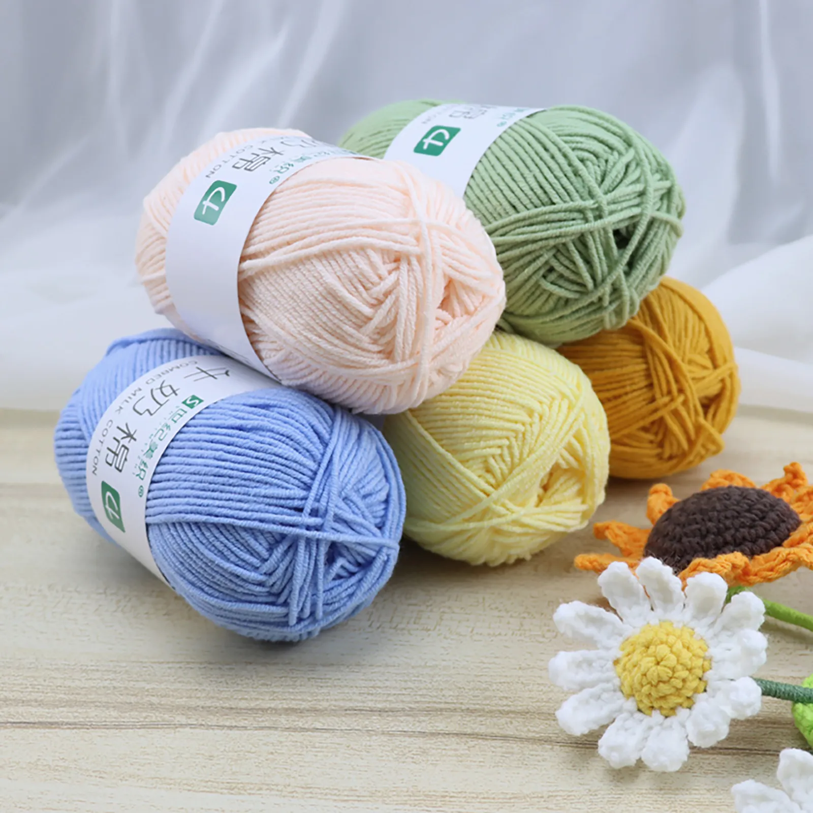 Assorted Colors Acrylic yarn store for Crochet, Knitting, Pompoms, and ...
