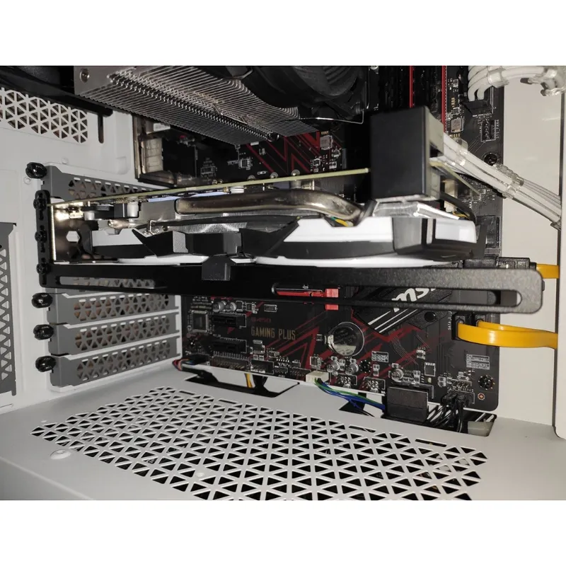 Aluminum L Shaped Graphics Card Holder Desktop PC GPU Support Jack PCI ...