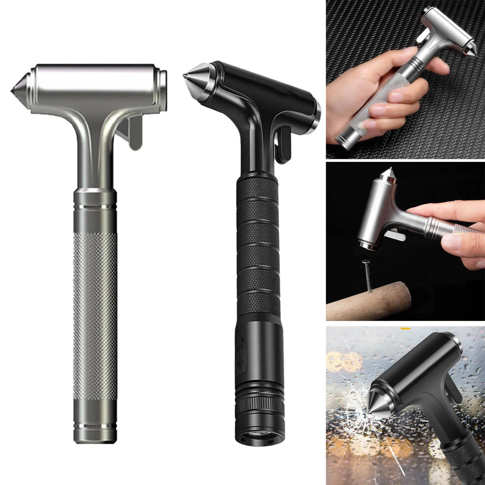 DHgate.com:Car Safety Hammer, Tungsten Steel Tip Vehicle Emergency ...