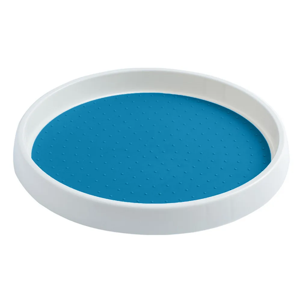 Round Spice Rack 360-Degree Rotating Tray Turntable for Kitchen Jar ...