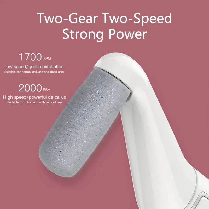 Rechargeable Electric Foot Sharpener - Painless Callus Remover for ...