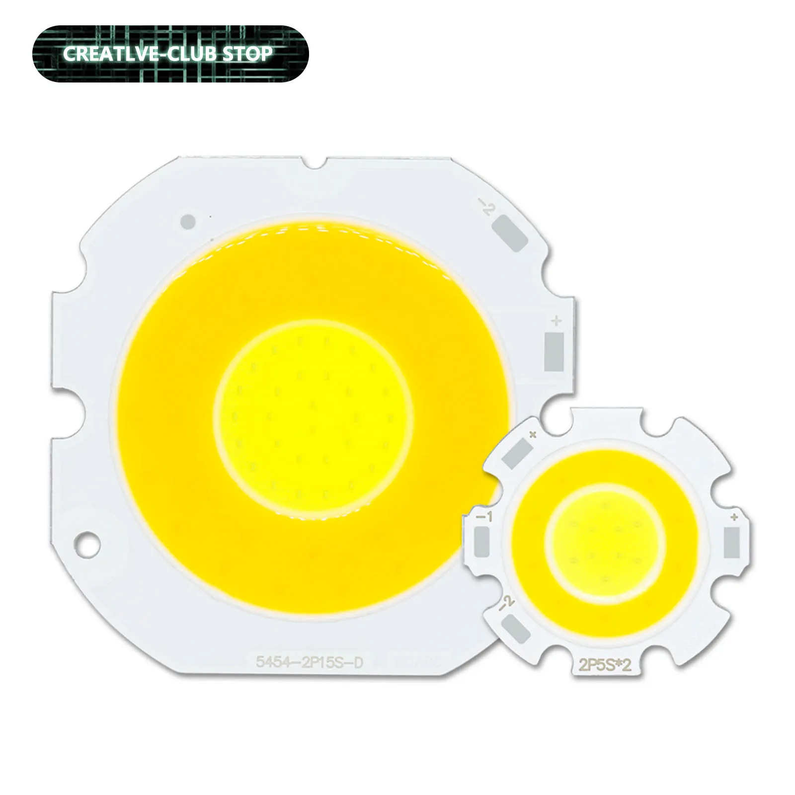 DHgate.com:2-Color LED Bulbs | 10-30W Round Double DIY COB DownLight ...