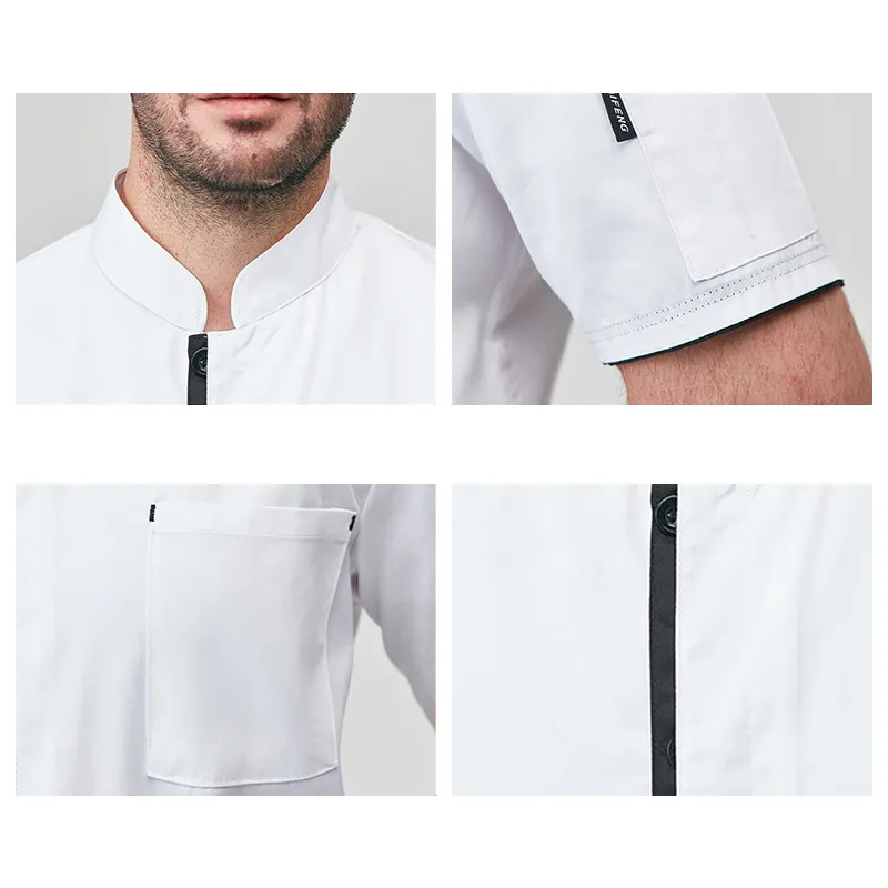 Unisex Chef Coat - Breathable Kitchen Jacket for Bakers, Chefs, Cooks ...