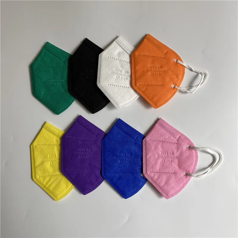DHgate.com:10-200pcs FFP2 Mask Approved CE 5 Layers Face Mask KN95 ...